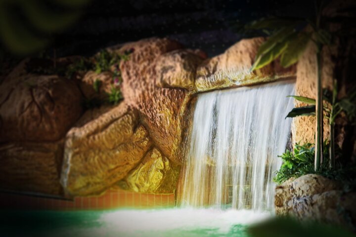 Swim through the tropical Riviera swimming paradise