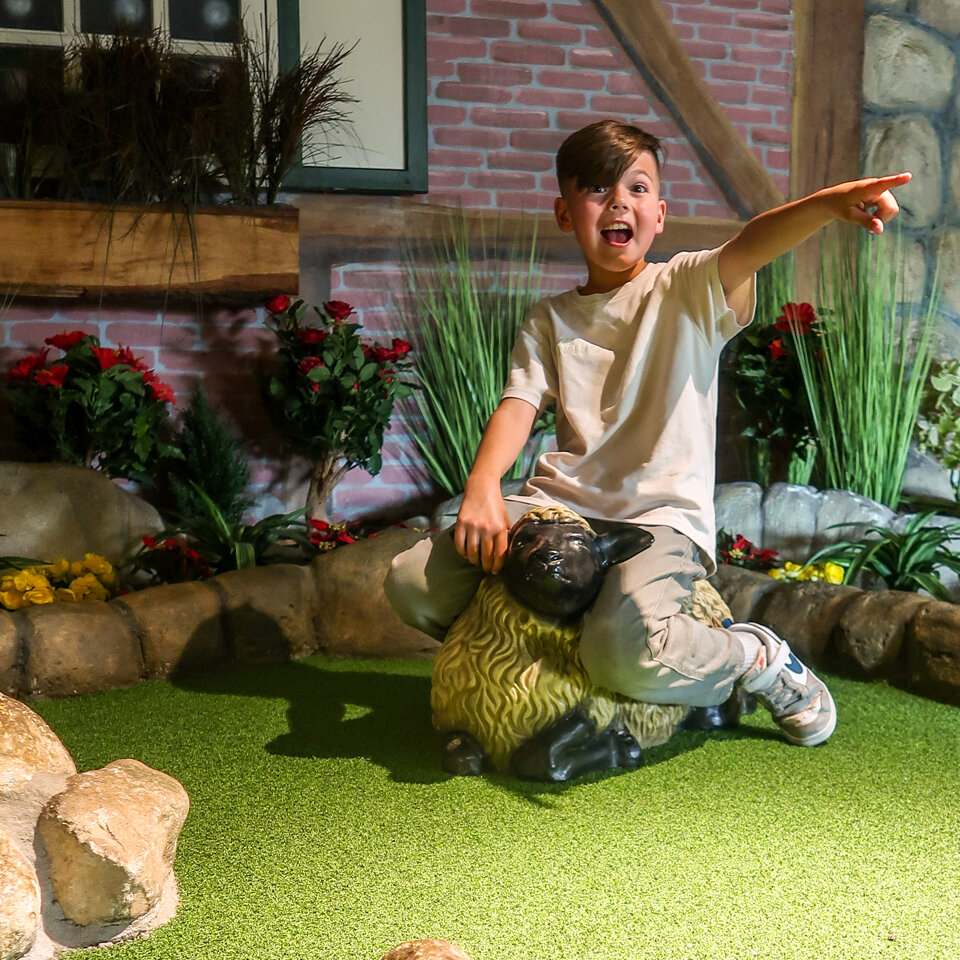 Get your swing on with miniature golf at Preston Palace