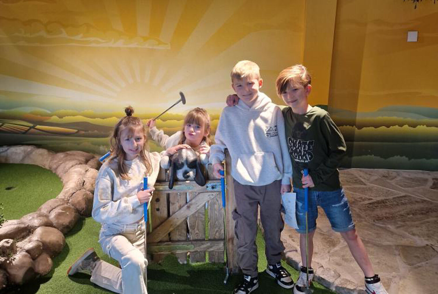 Sla je slag met midgetgolf in Preston Palace